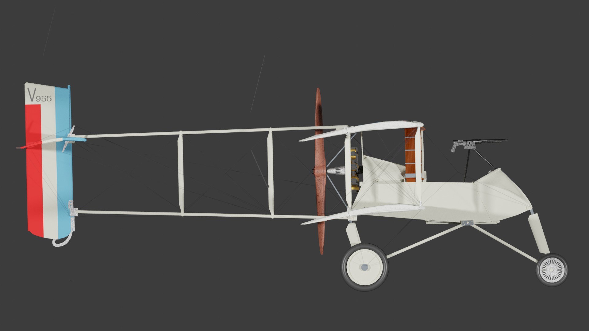 3D Voisin III Ww1 Fighter Model - TurboSquid 2072787