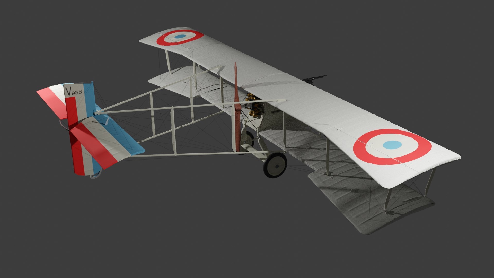 3D Voisin III Ww1 Fighter Model - TurboSquid 2072787