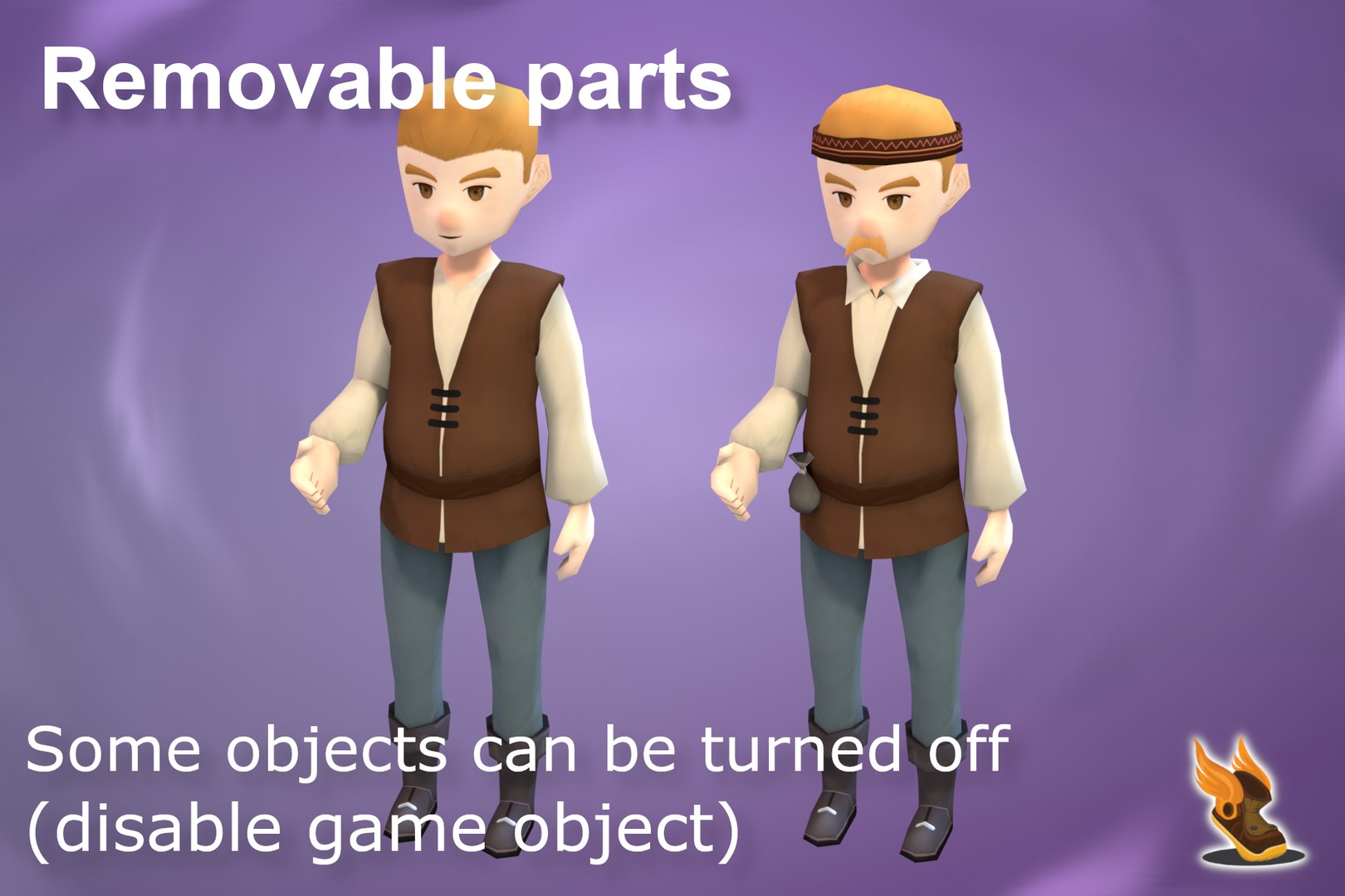 Stylized NPC - Peasant Orin 3D Model - TurboSquid 2070558