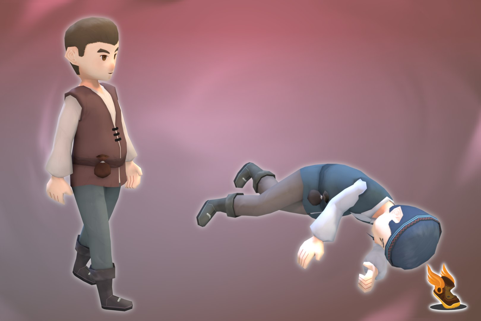 Stylized NPC - Peasant Orin 3D Model - TurboSquid 2070558