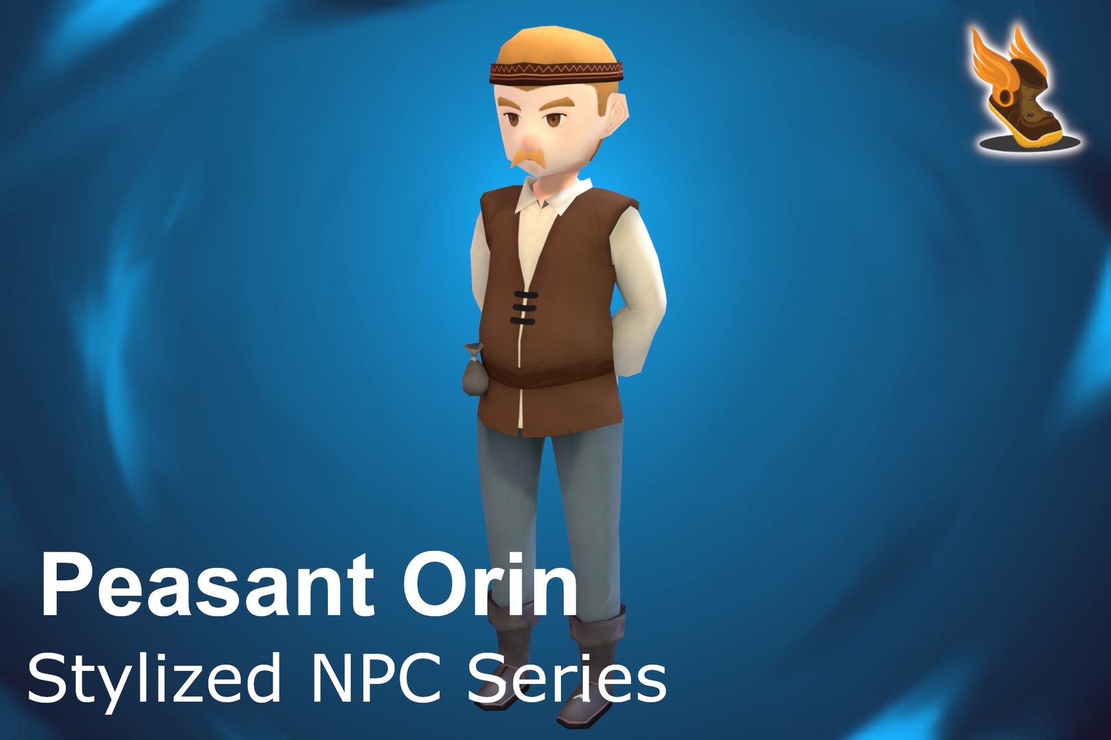 Stylized NPC - Peasant Orin 3D model - TurboSquid 2070558