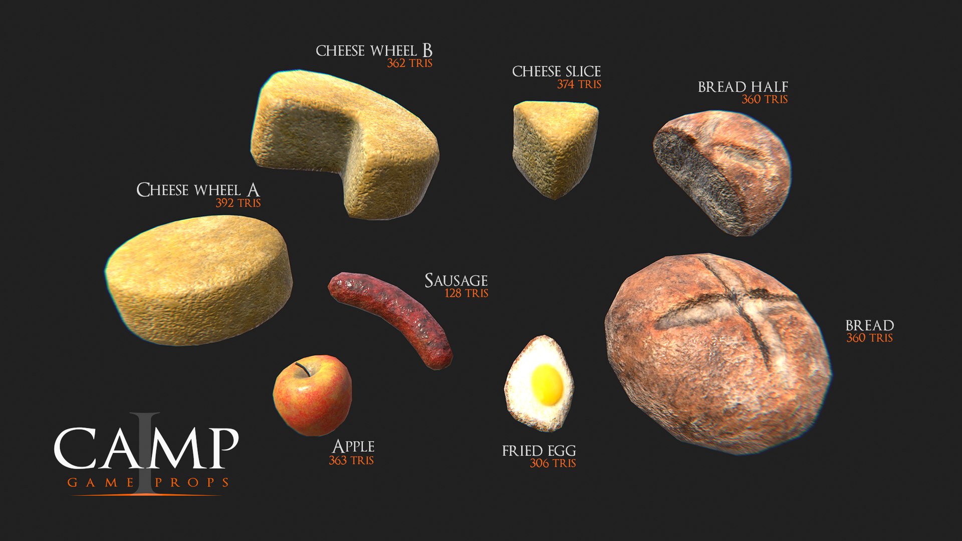 3d camp - props cooking pot model