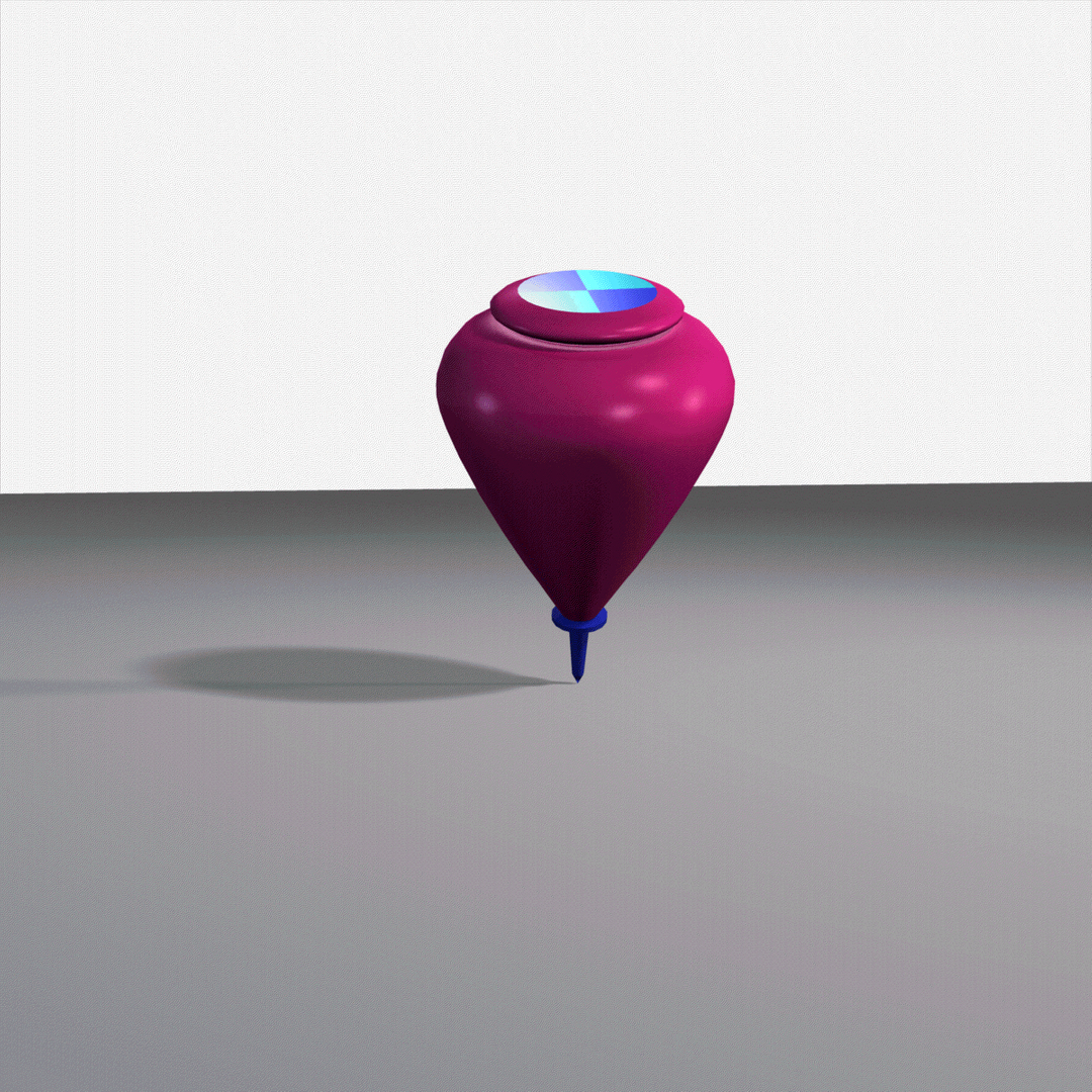 3d model child s toy spinning