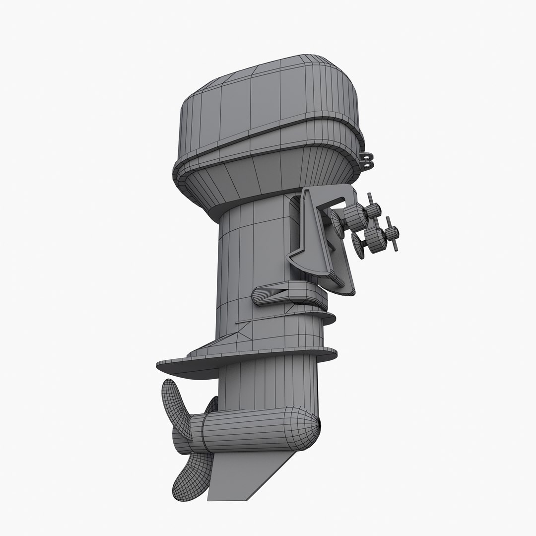 Boat Motor 3D - TurboSquid 2010349