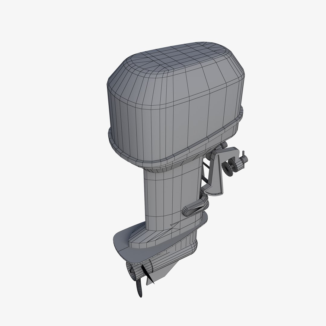 Boat motor 3D - TurboSquid 2010349