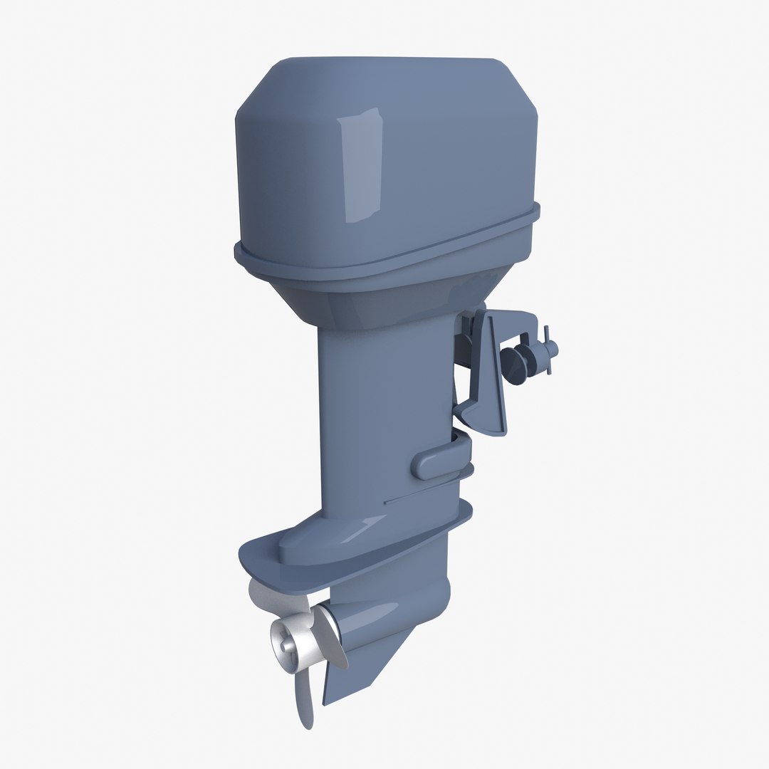 Boat motor 3D - TurboSquid 2010349