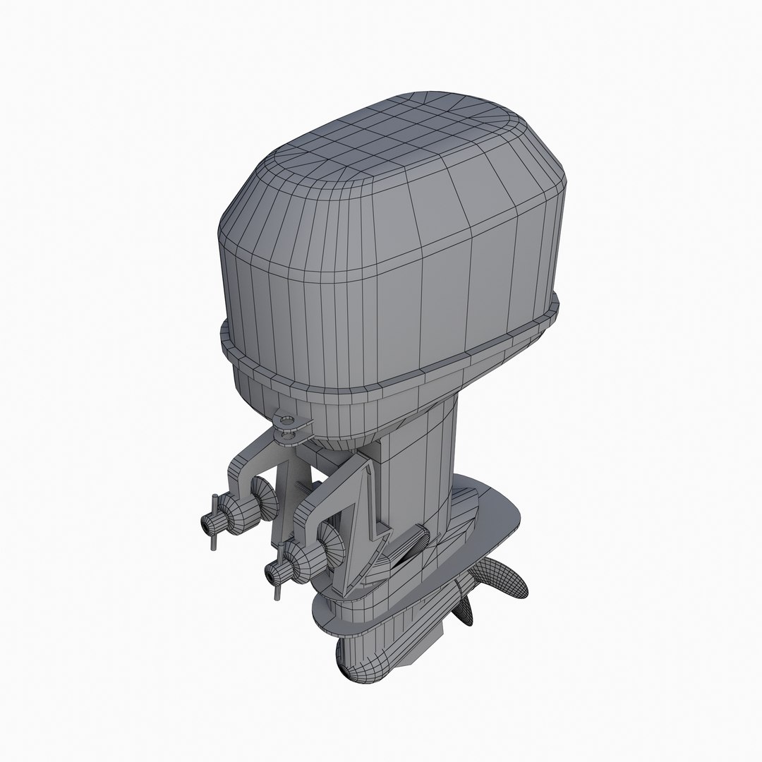 Boat Motor 3D - TurboSquid 2010349
