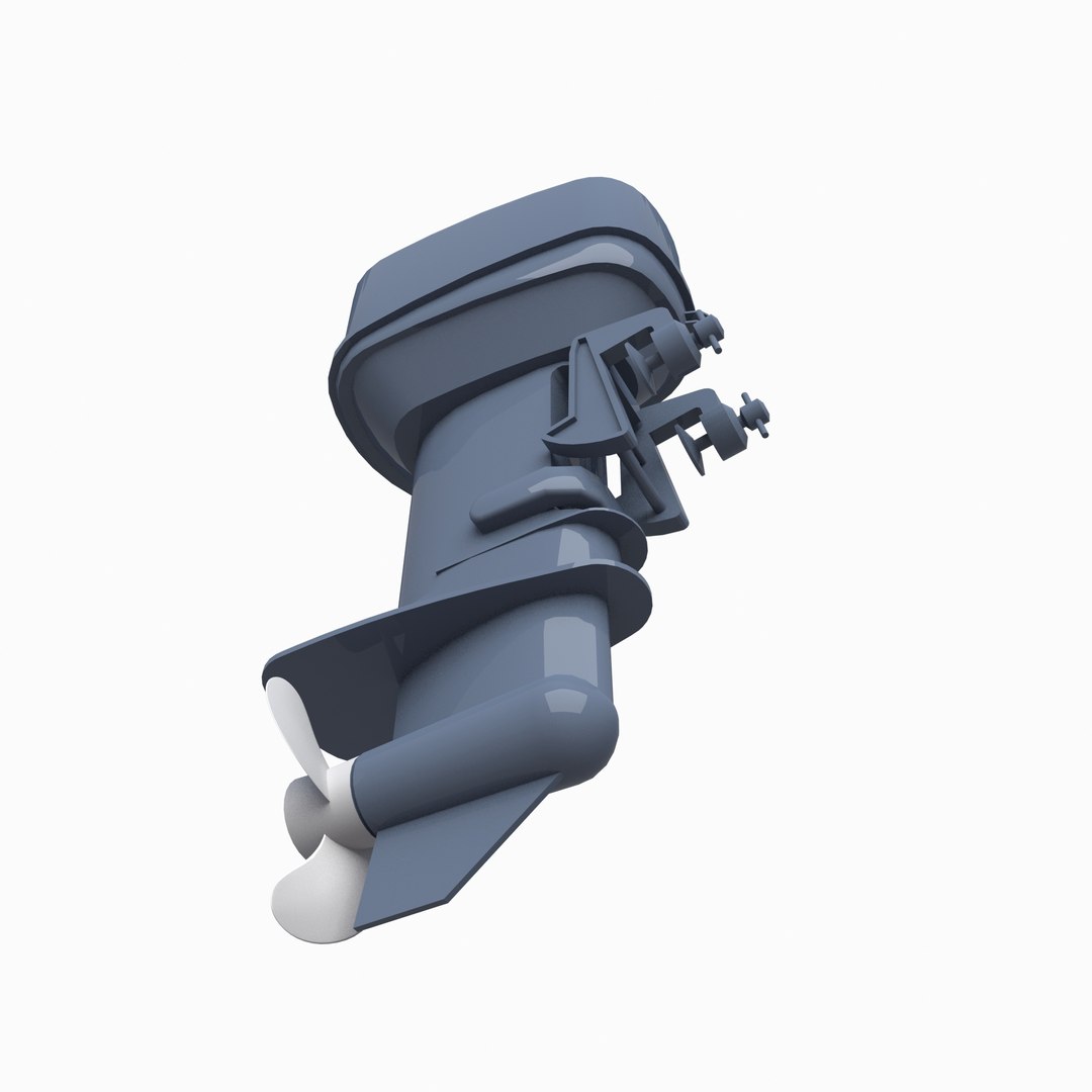 Boat motor 3D - TurboSquid 2010349