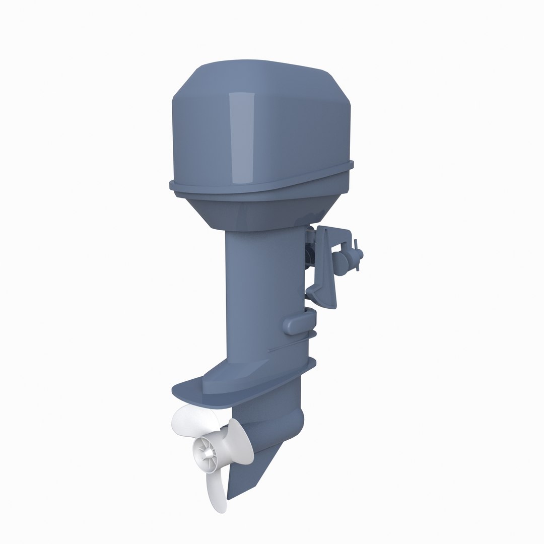 Boat motor 3D - TurboSquid 2010349