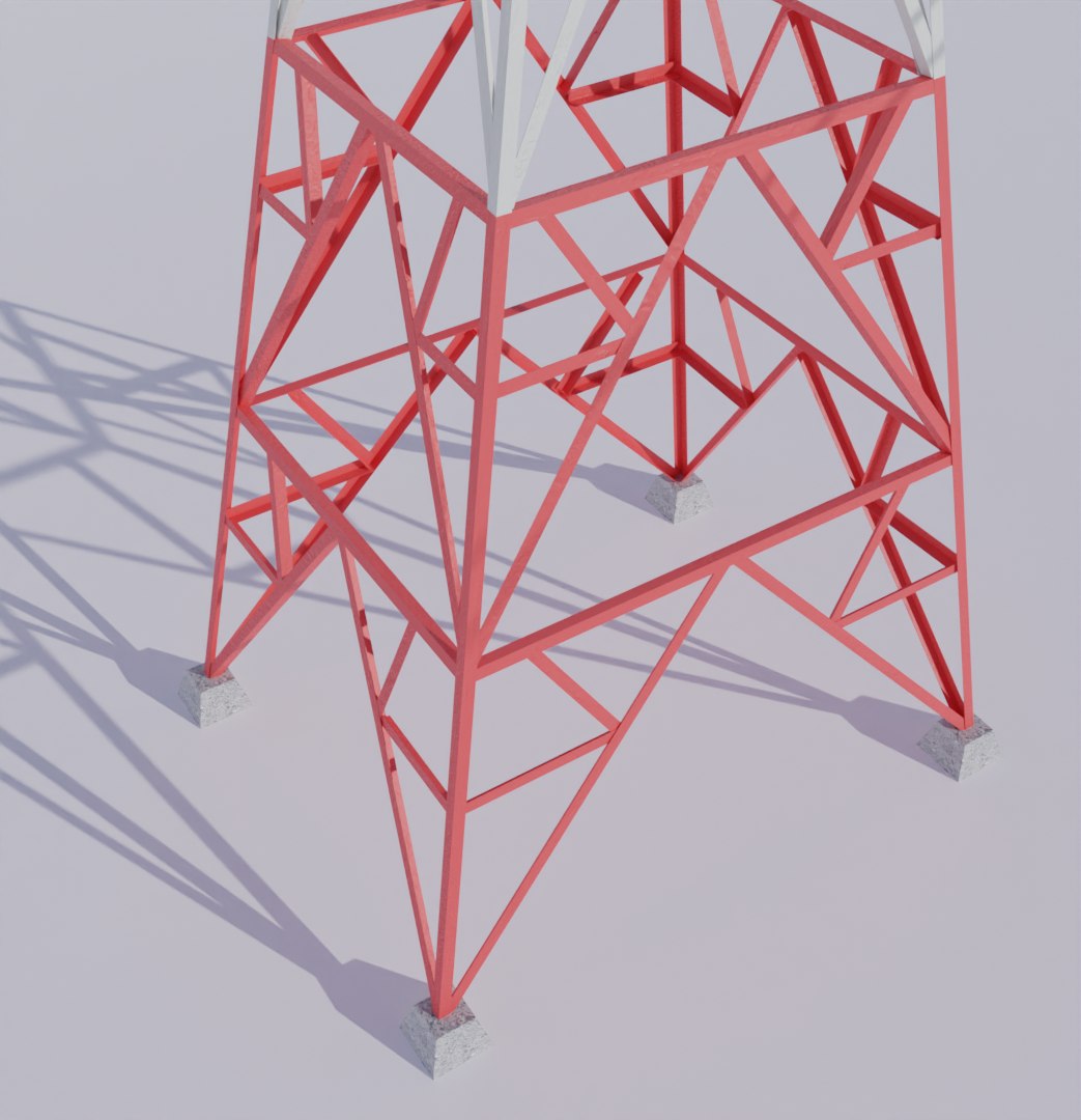3D Electrical Power Line - TurboSquid 1817898