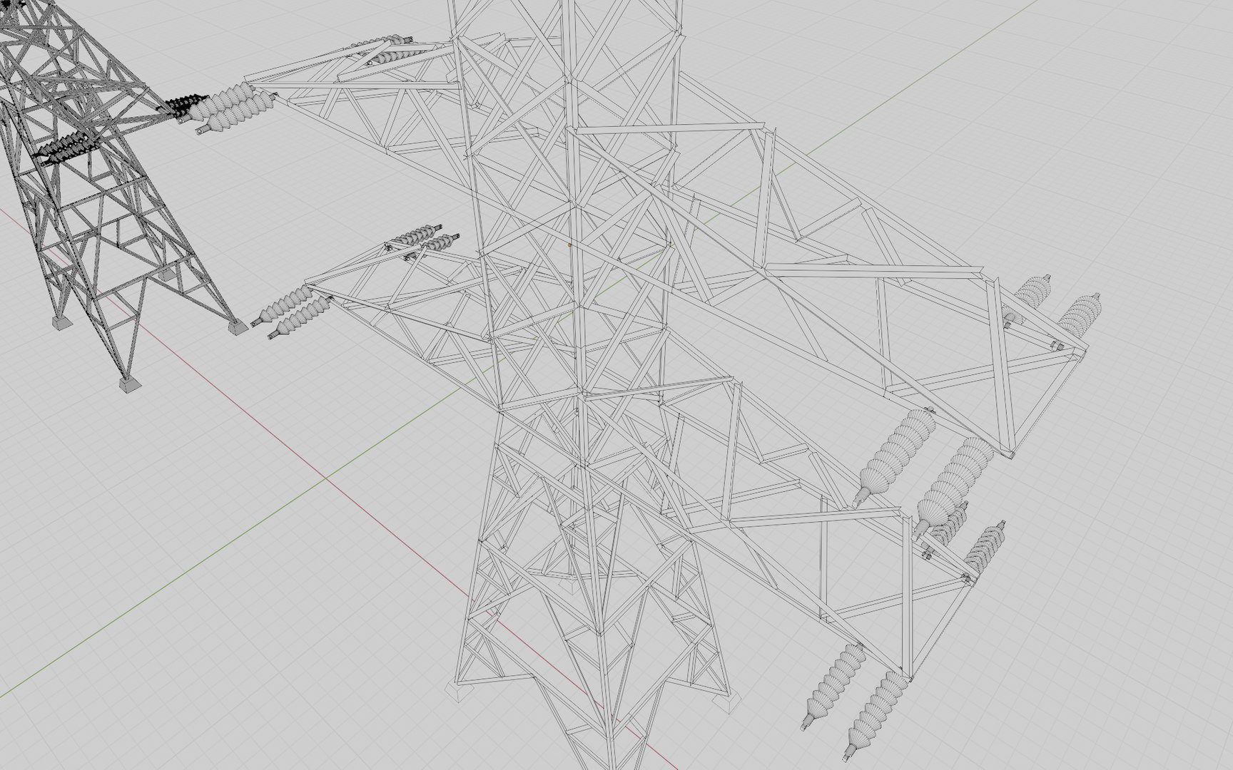 3D Electrical Power Line - TurboSquid 1817898