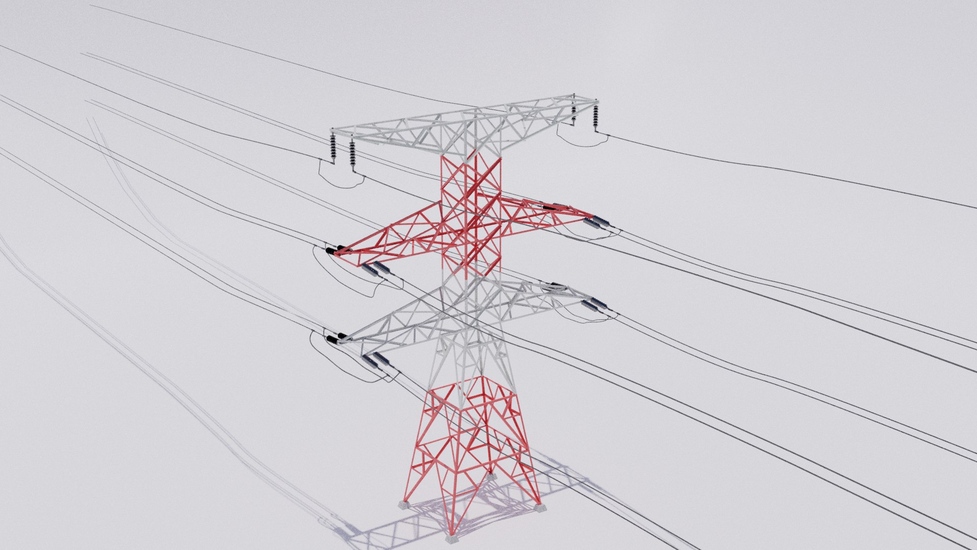 3D Electrical Power Line - TurboSquid 1817898