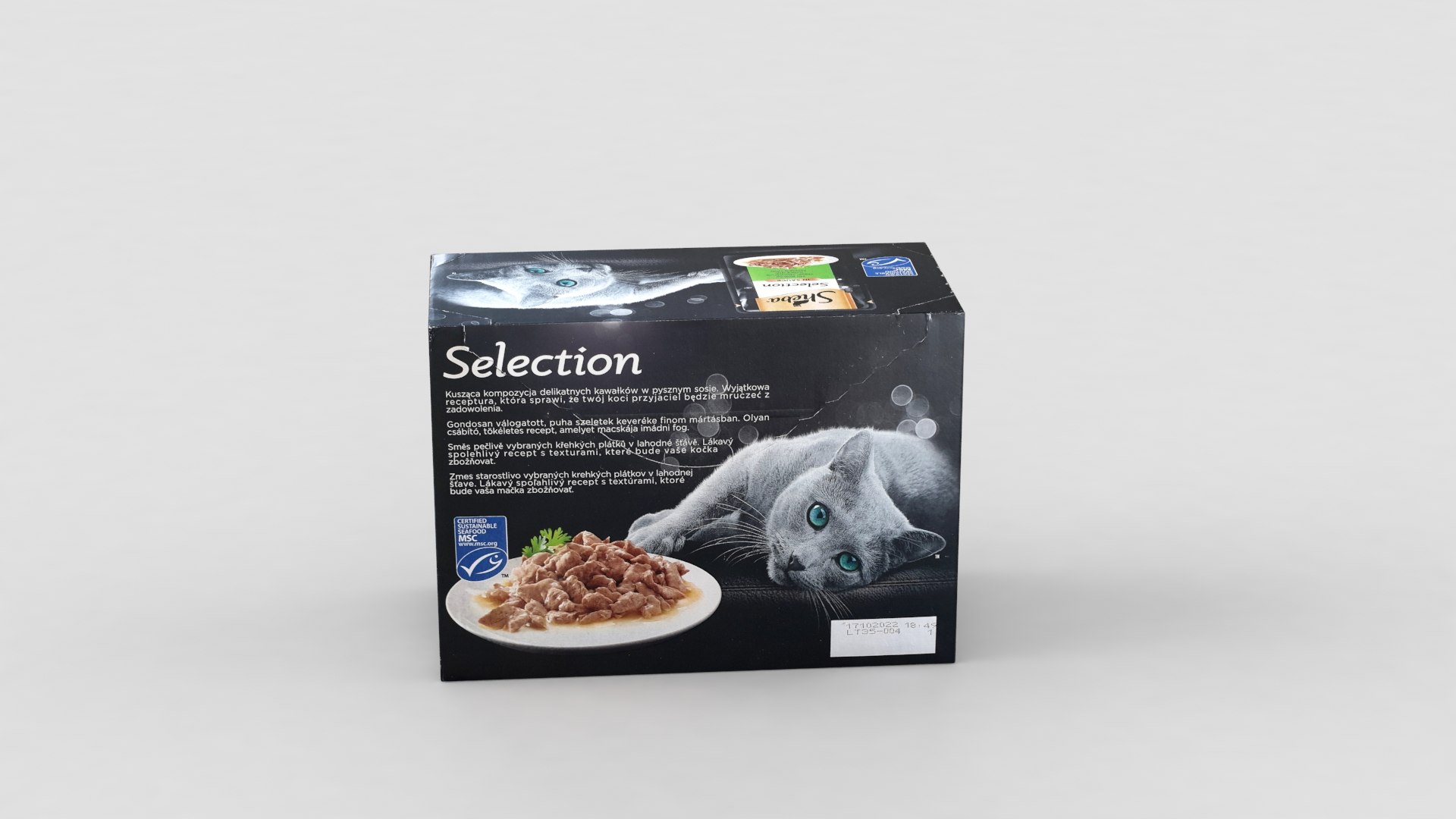 3D Sheba Selection Sachettes Box 12x85g 2021 Model - TurboSquid 1716623