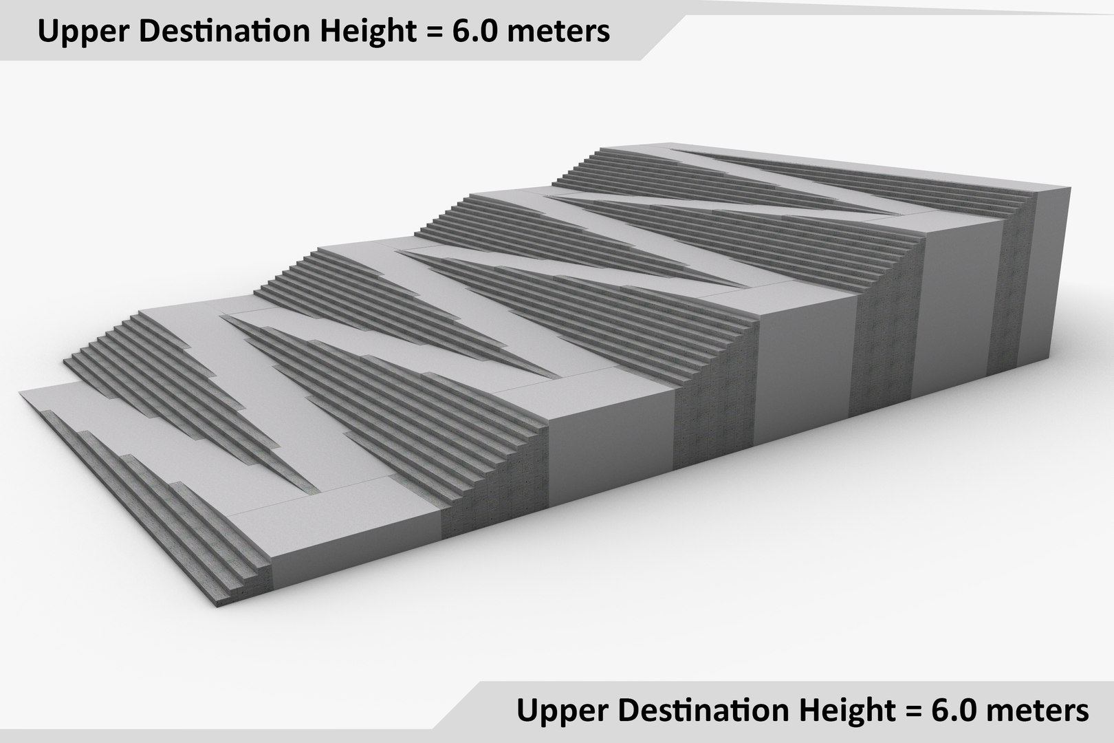 Stair Ramp Blend Landscape Objects 3D model - TurboSquid 2046807