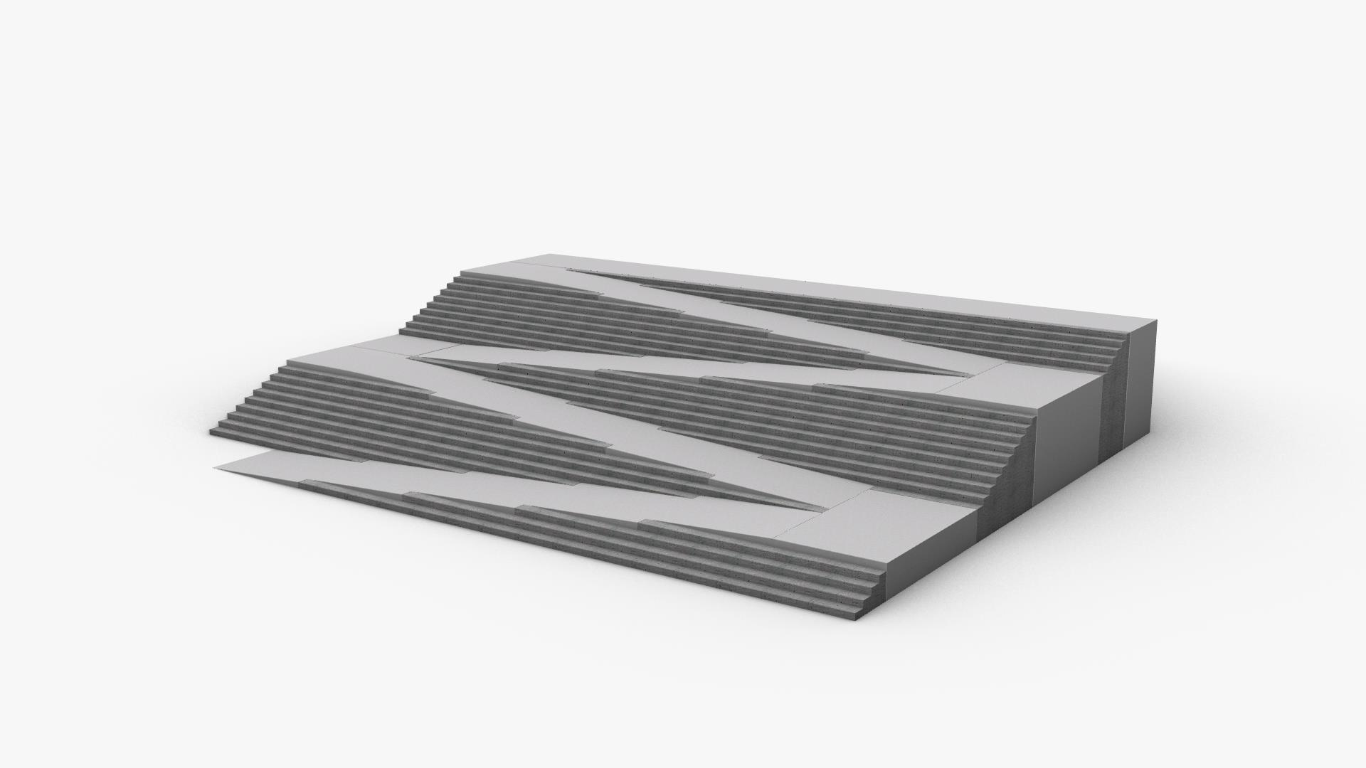 Stair Ramp Blend Landscape Objects 3D Model - TurboSquid 2046807 Stair Ramp Blend Landscape Objects 3D Model - TurboSquid 2046807