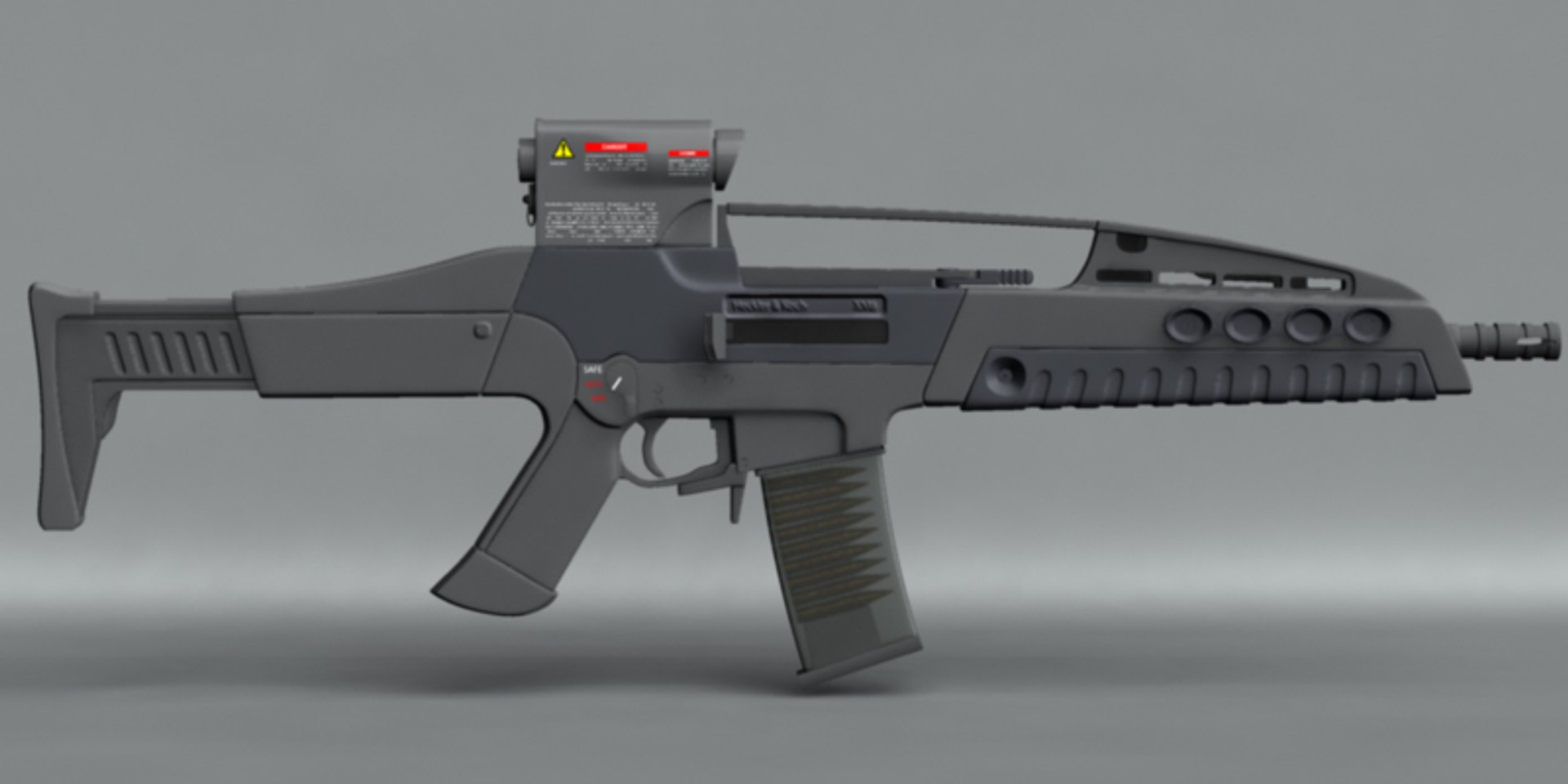 Maya Military Assault Rifle