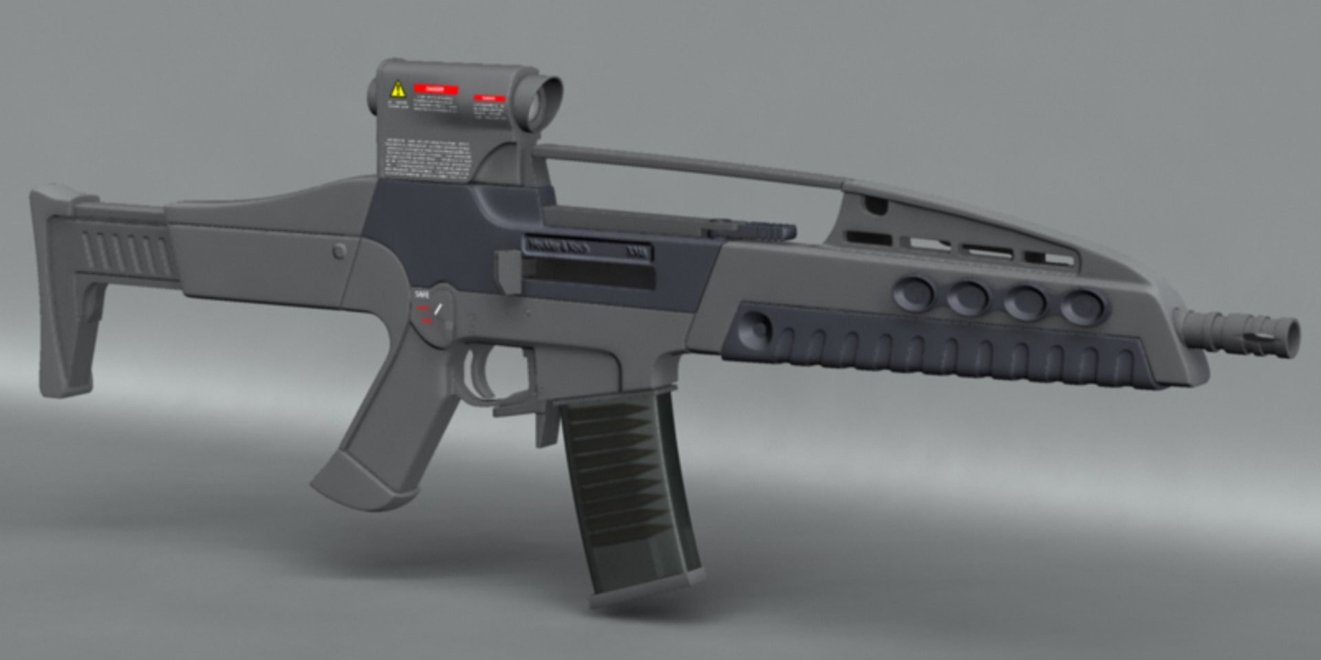 Maya Military Assault Rifle