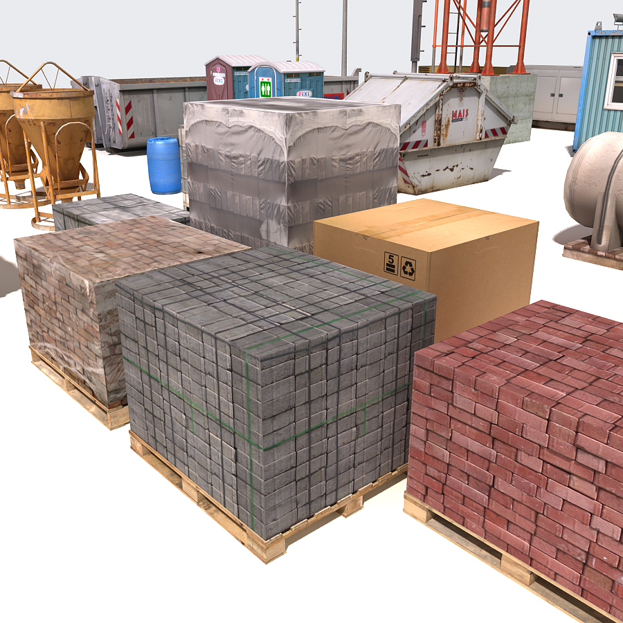 construction supply 3d max