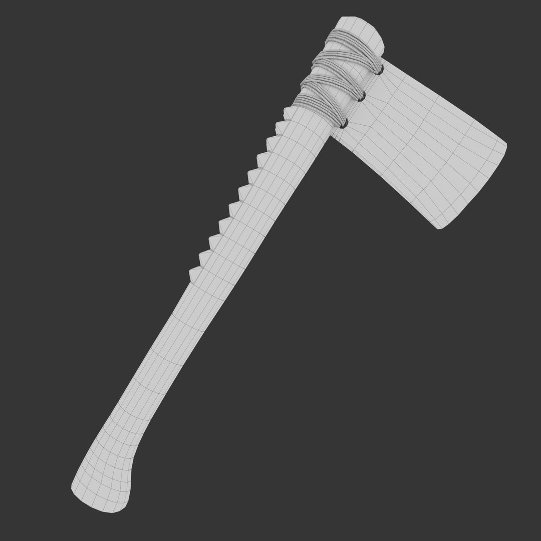 Ancient Bone Ax 3D Model - TurboSquid 2046326