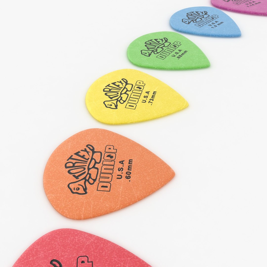 Plectrum Set 03 04 3d Max