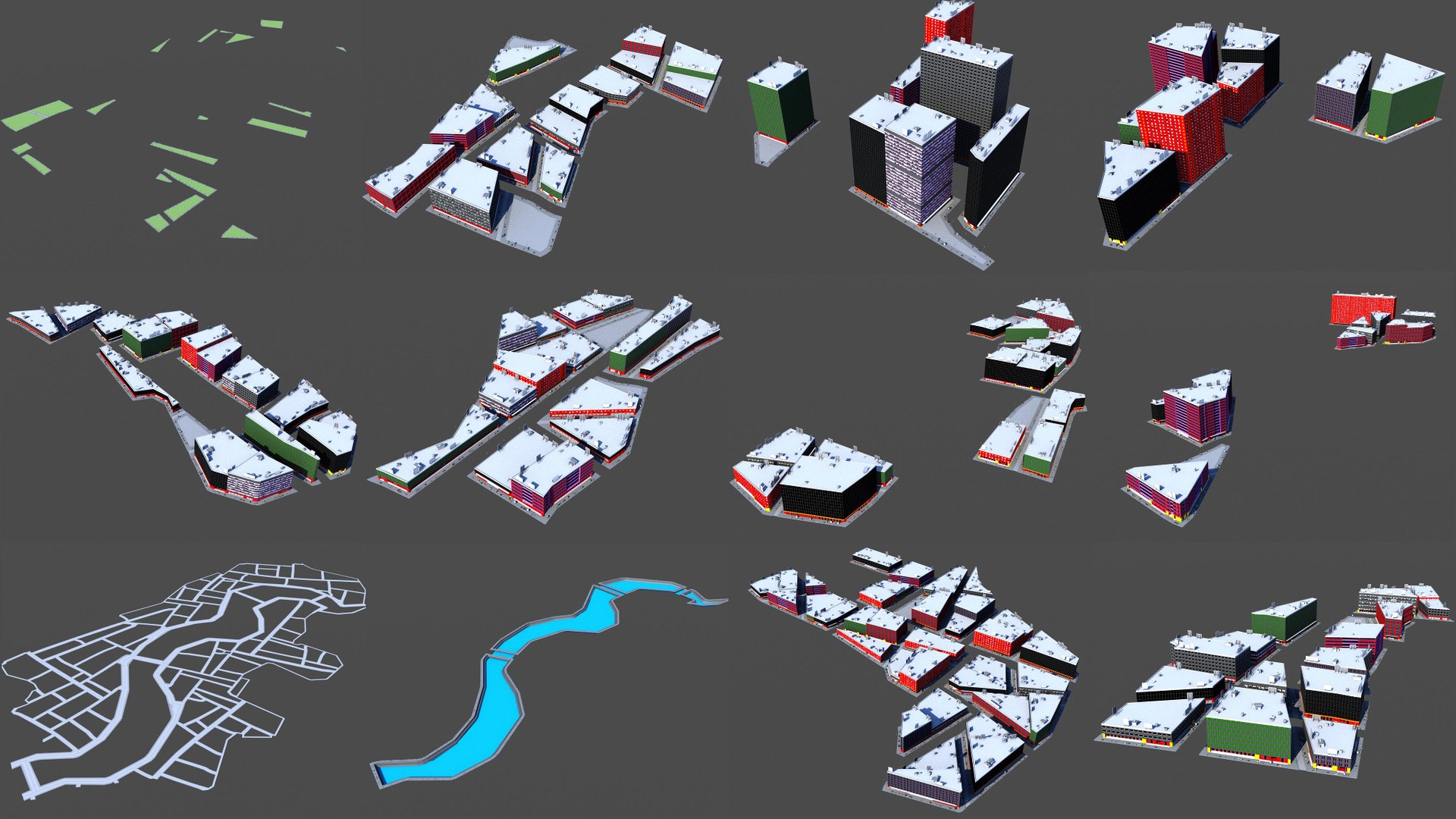 City River 3D Model - TurboSquid 1181399