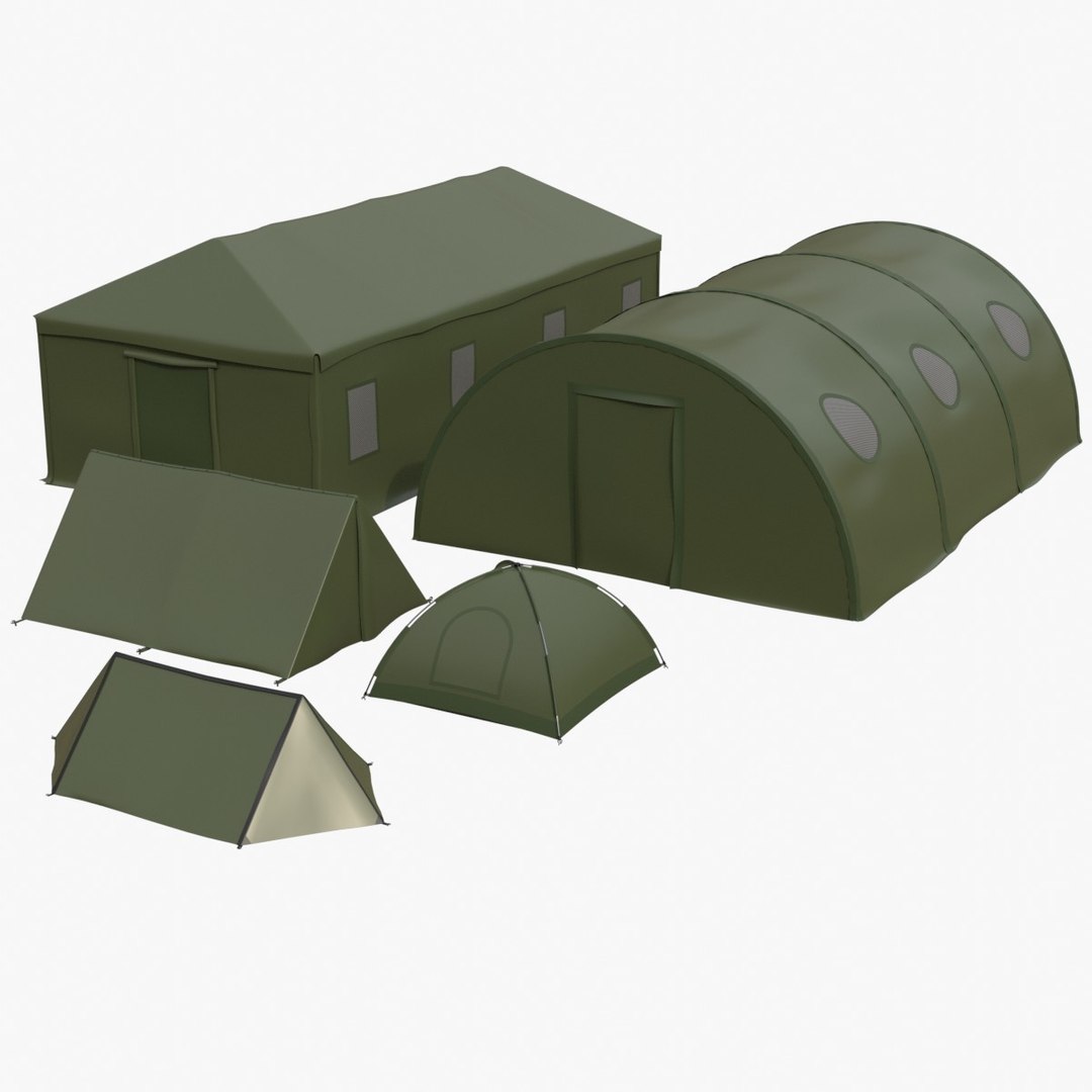 Tent Collection 1 Basic 3D - TurboSquid 2036574
