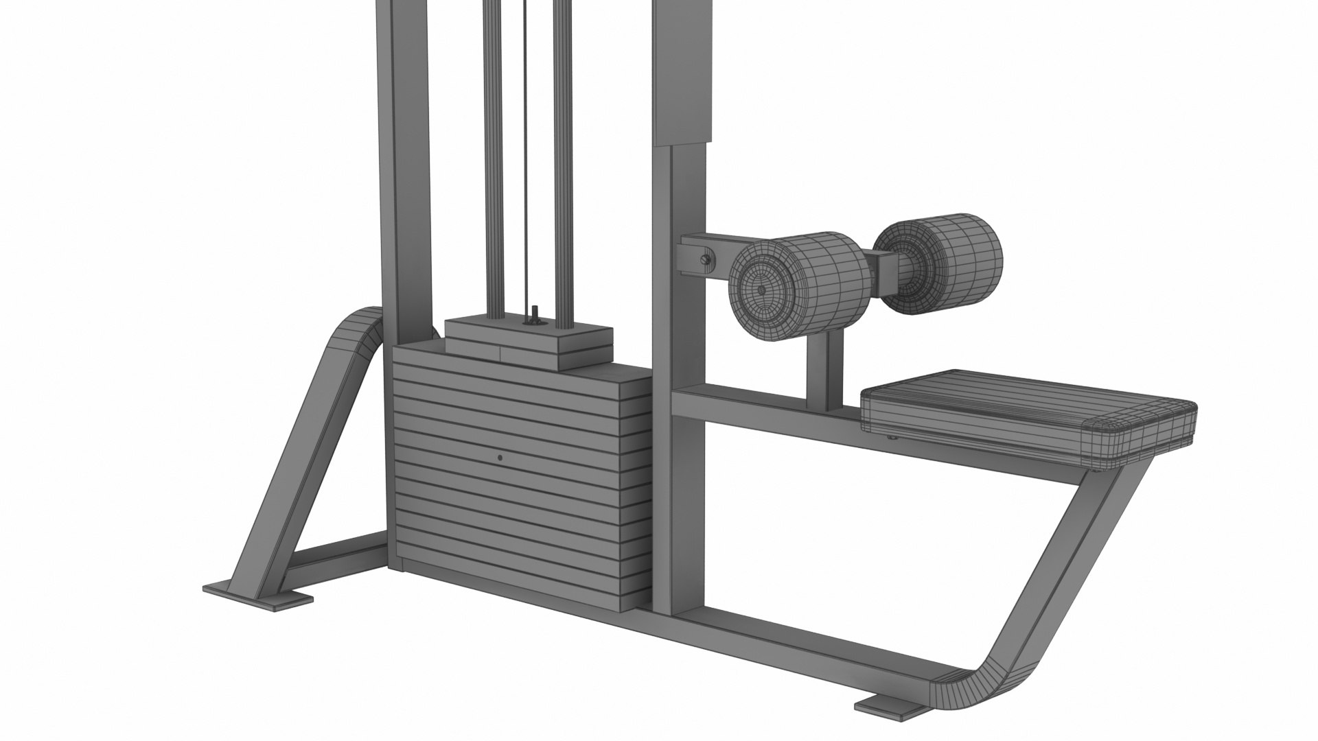 Gym Lat Machine 2 3D - TurboSquid 1923441