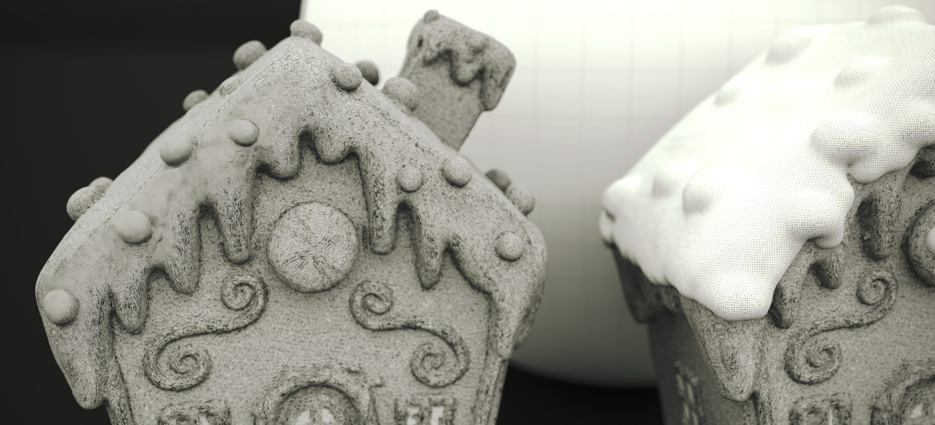 CHRISTMAS CANDY HOUSE 202 3D model - TurboSquid 2120370