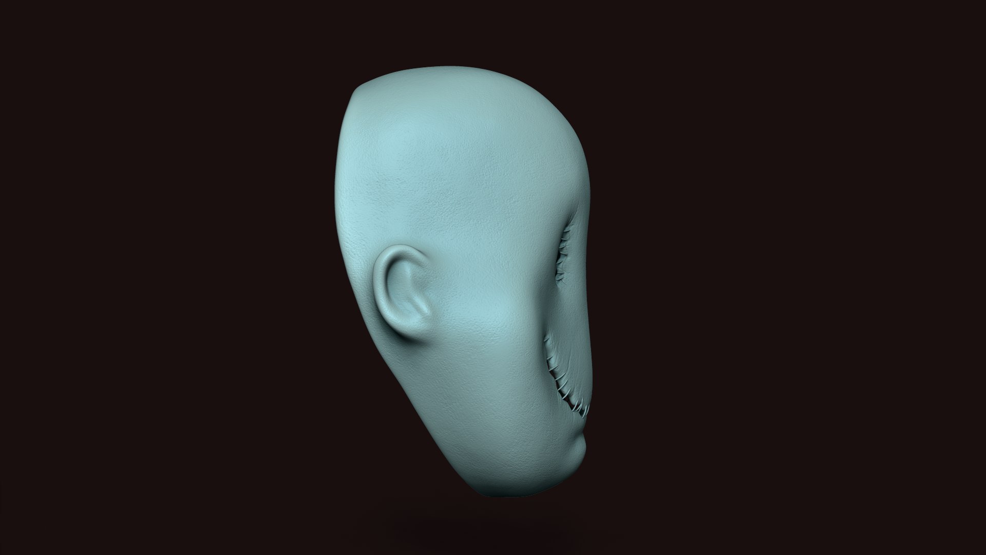 Creepy Smiley Terror Halloween 3D Model - TurboSquid 1623036