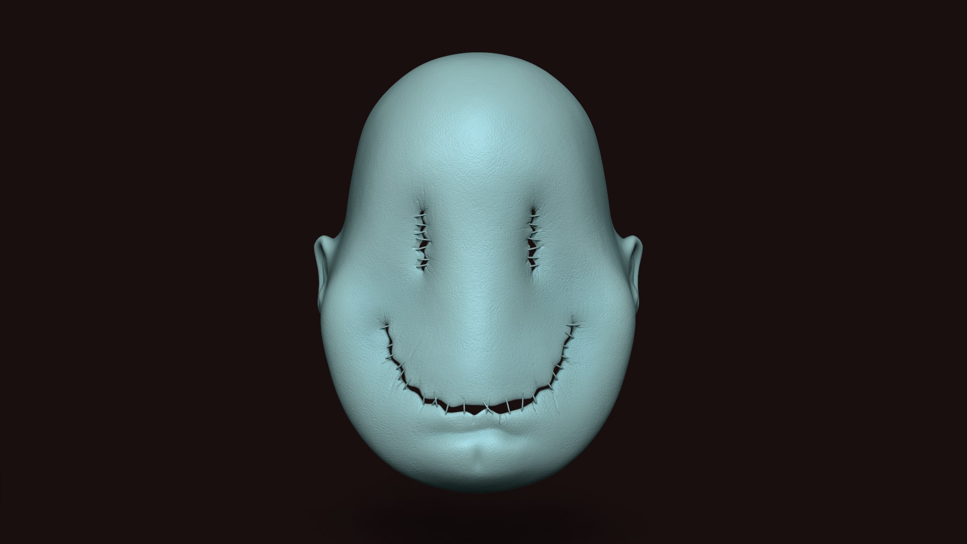 Creepy Smiley Terror Halloween 3D Model - TurboSquid 1623036