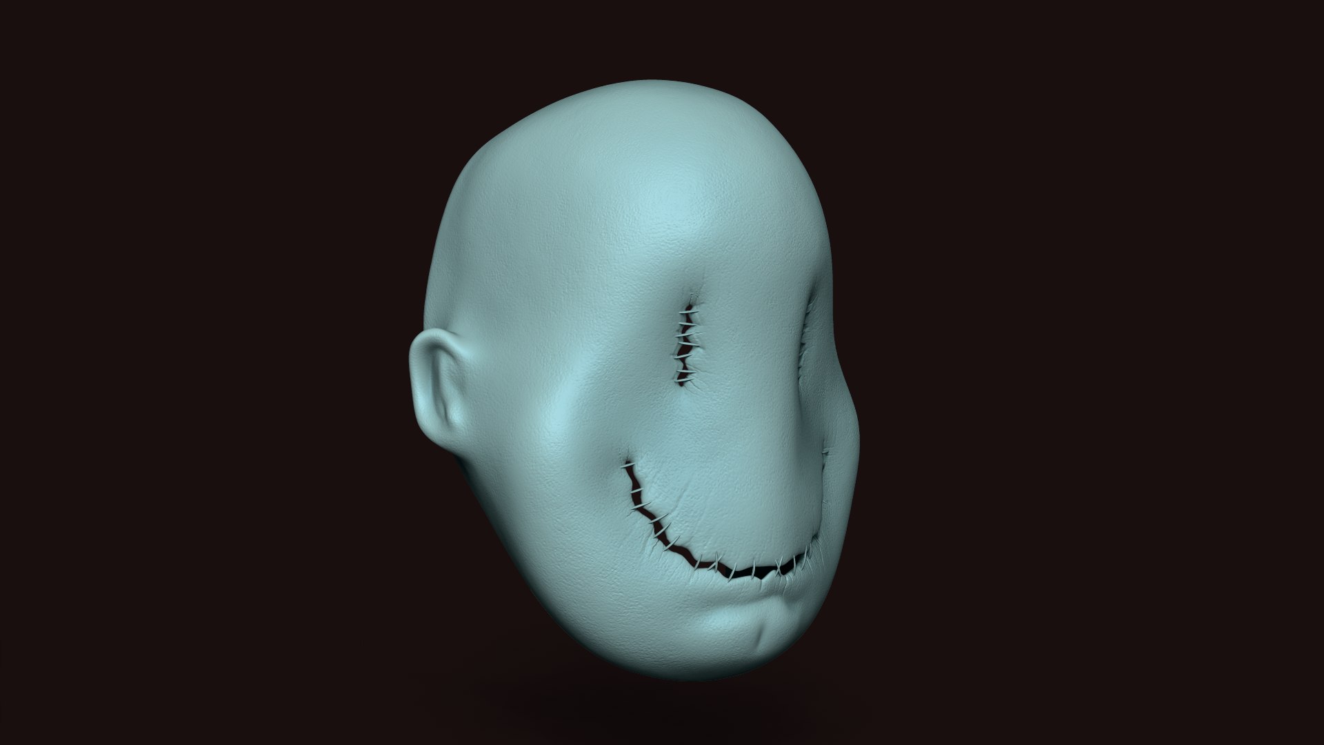 Creepy smiley terror halloween 3D model - TurboSquid 1623036