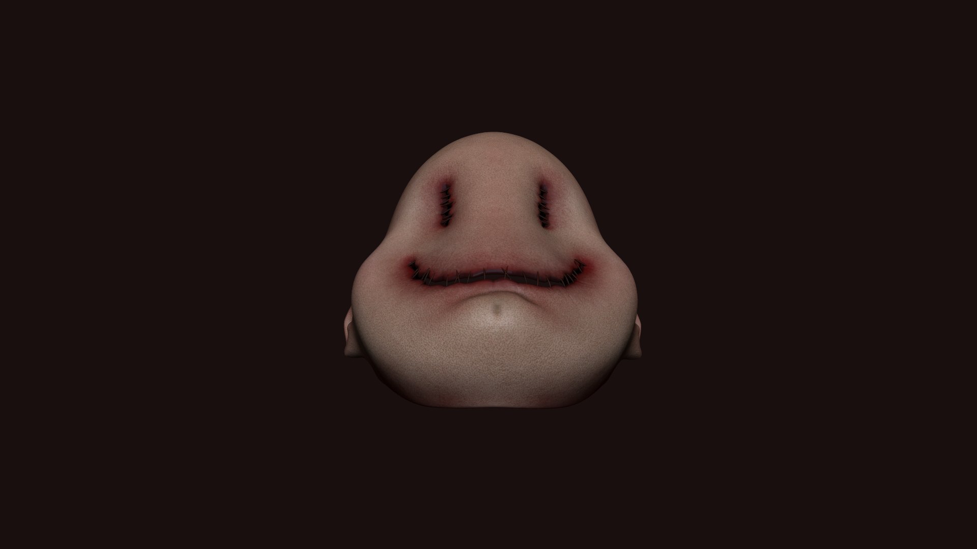 Creepy Smiley Terror Halloween 3D Model - TurboSquid 1623036