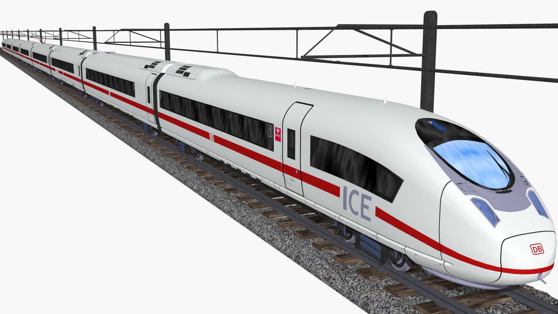 Ice 3 Ms - Siemens Velaro D - Db Class 407 - Electric High Speed ...