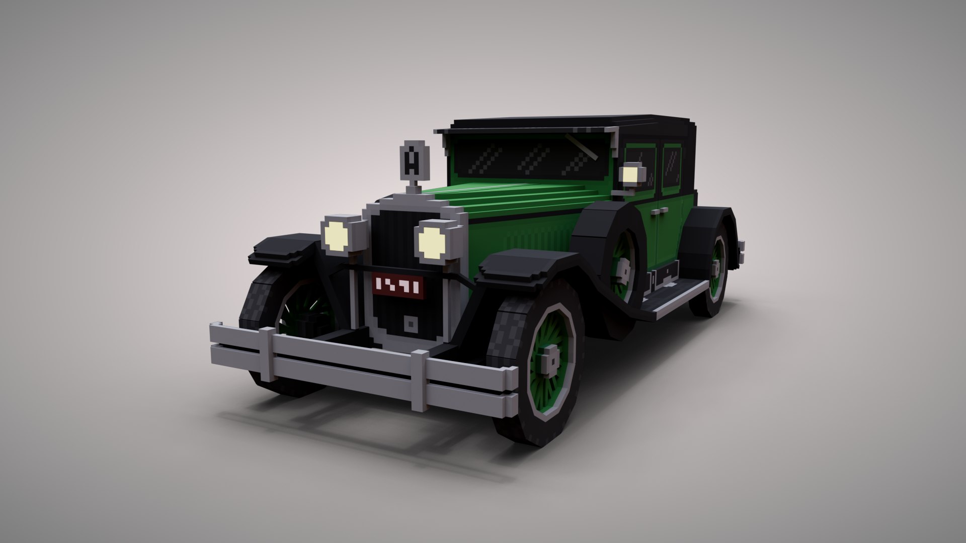 Ganster Car 3D Model - TurboSquid 1828790
