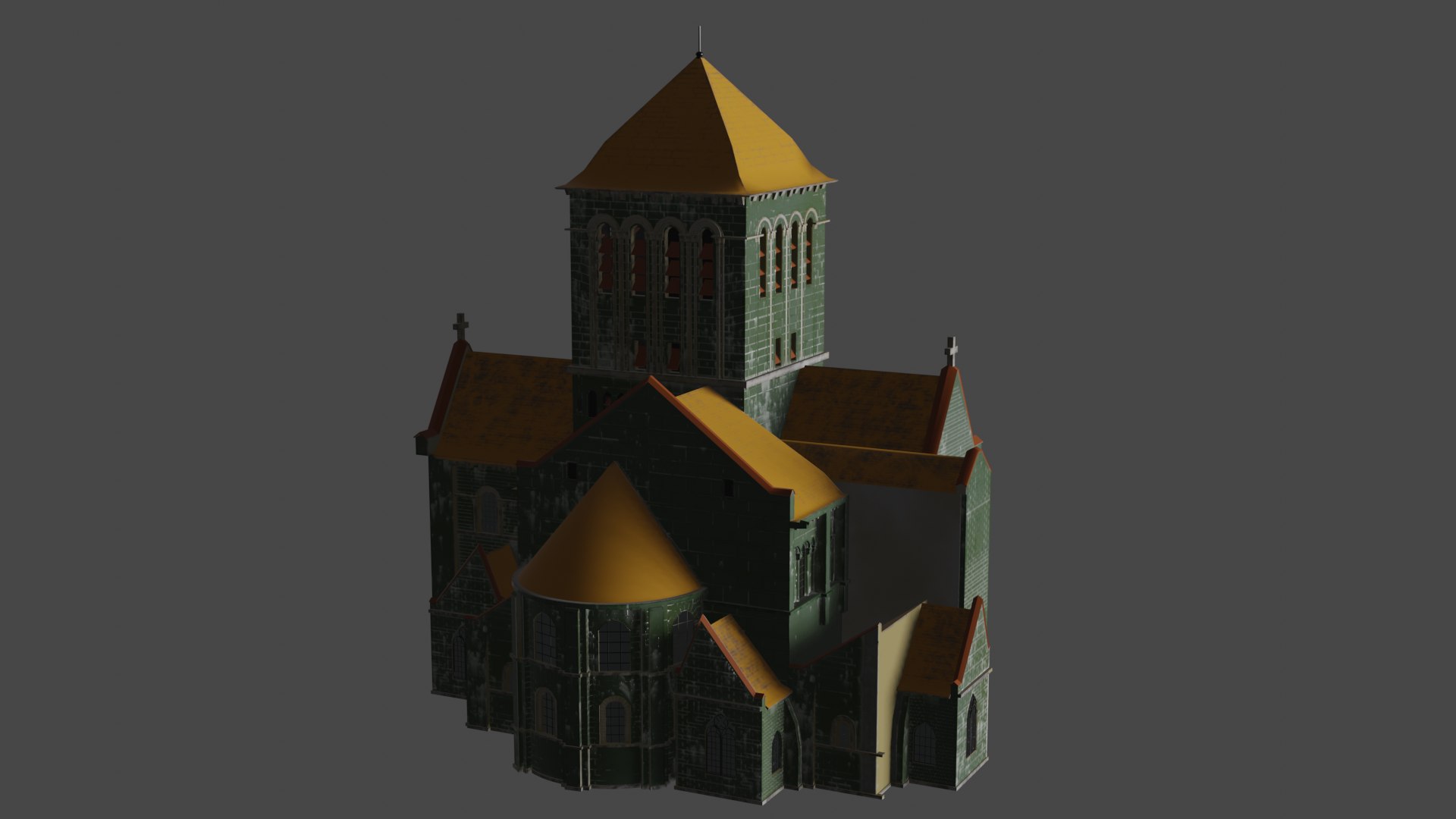 Church 3D Model - TurboSquid 2131343