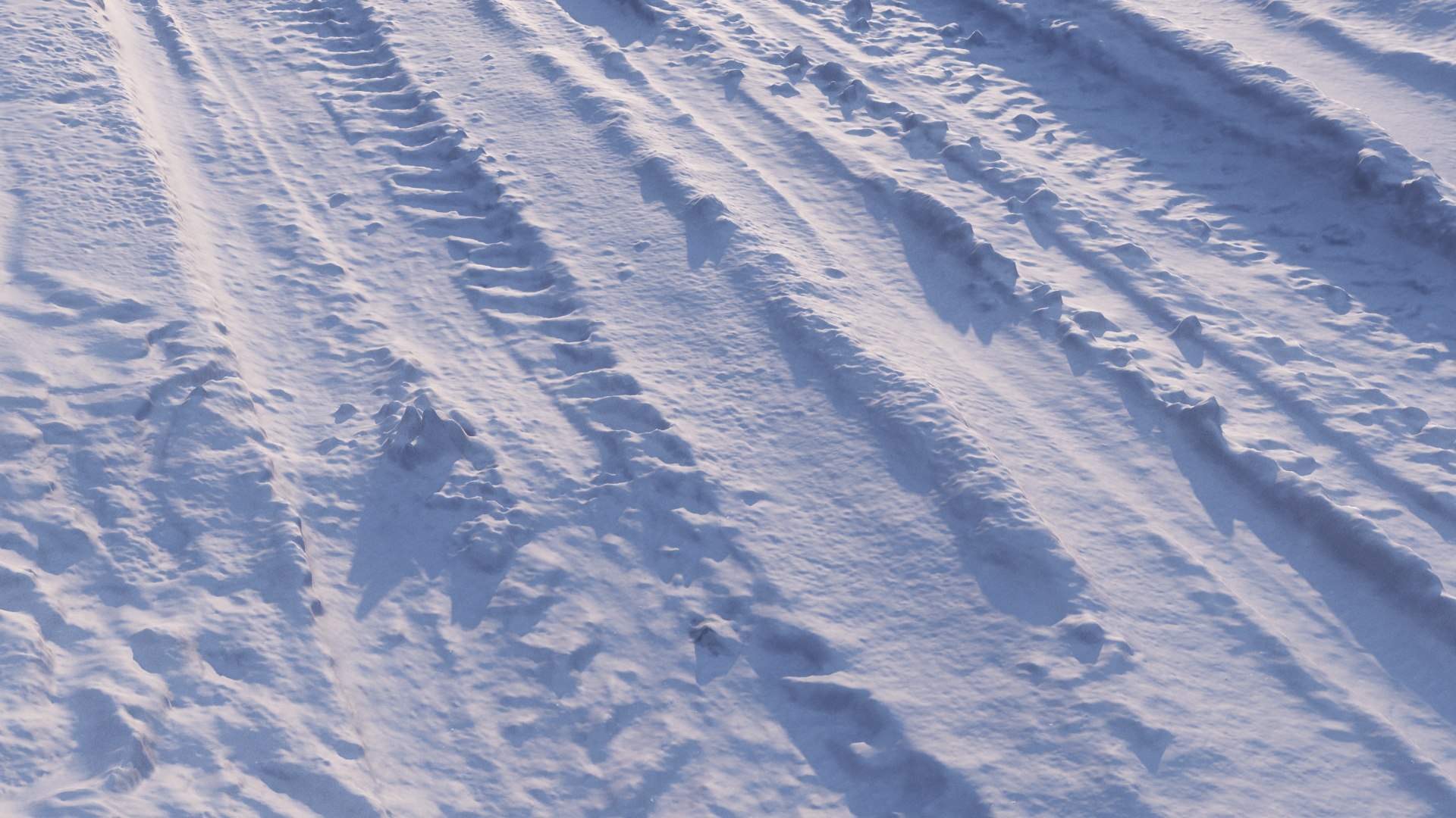 3D Snow Road Model - TurboSquid 1986609