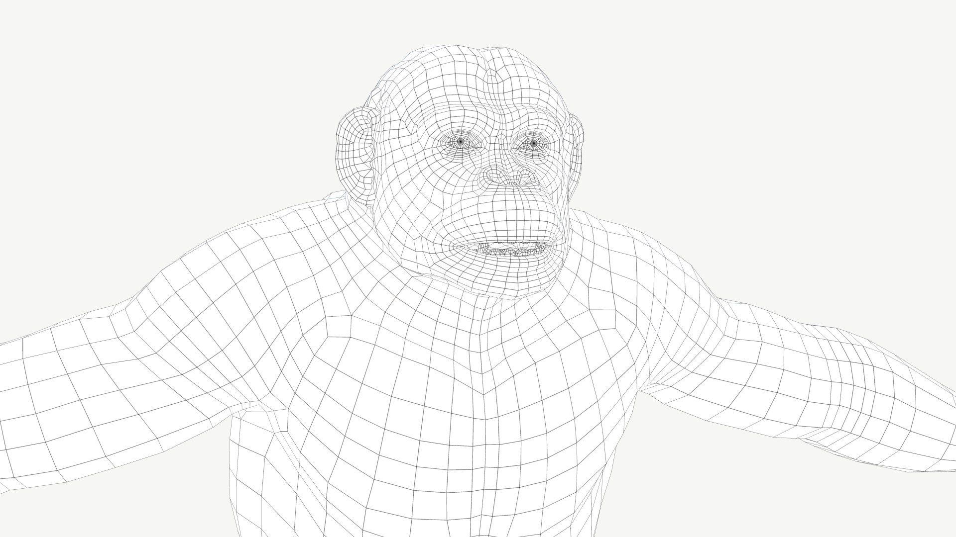 Chimpanzee 3D Model - TurboSquid 1960284