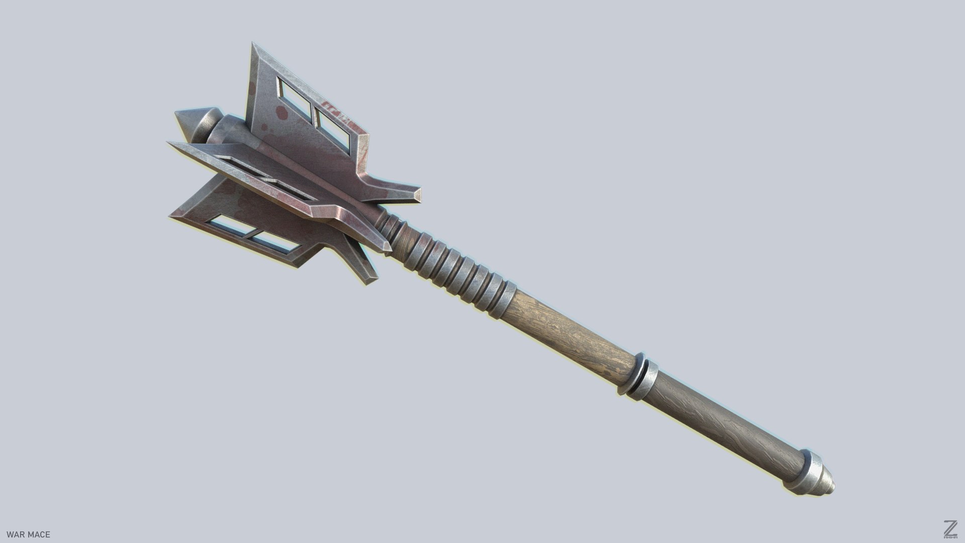 3D War Mace - TurboSquid 2242435