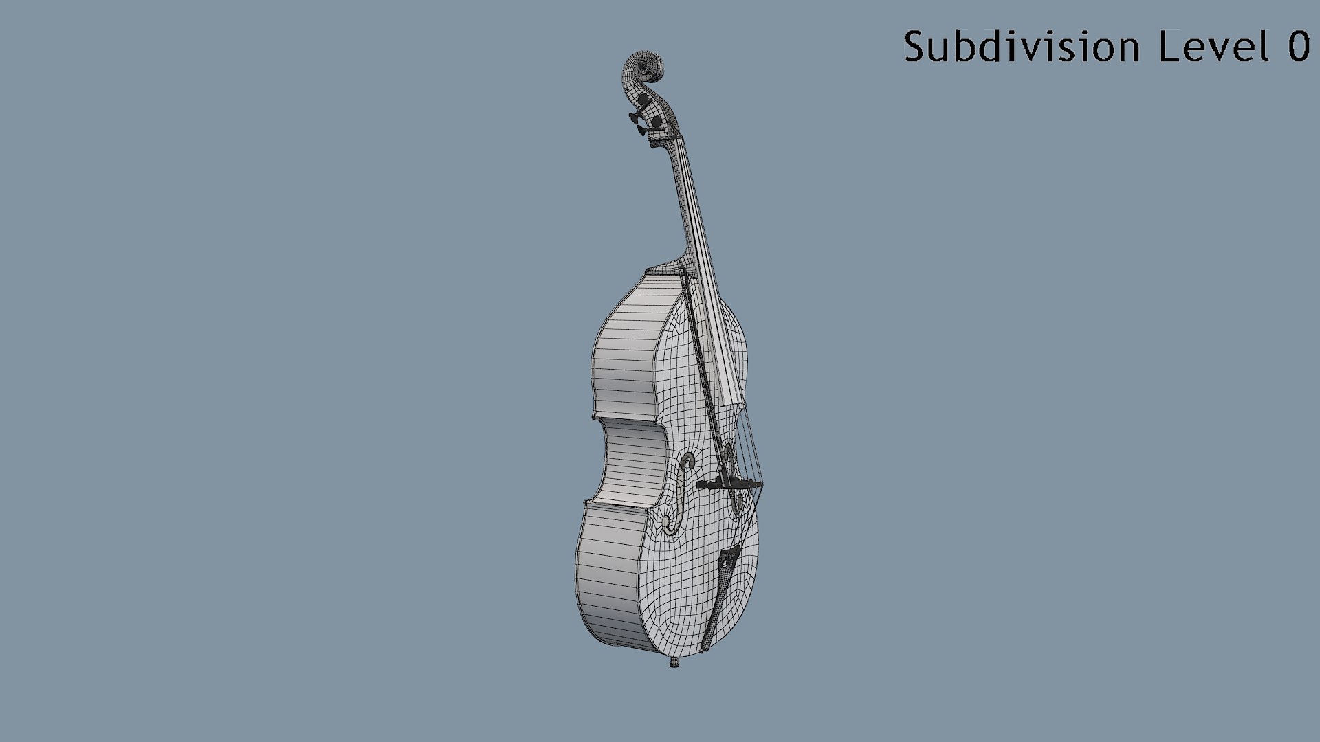 3D Double Bass Model - TurboSquid 1493764