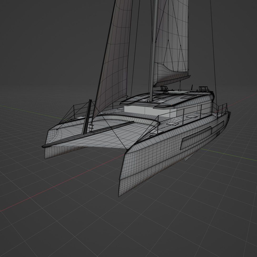 McConaghy MC53 3D Catamaran PBR Model - TurboSquid 2210891