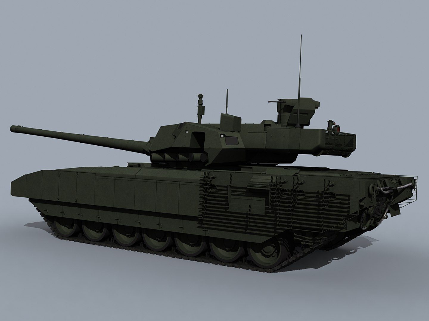 3d t-14 russian tank armata