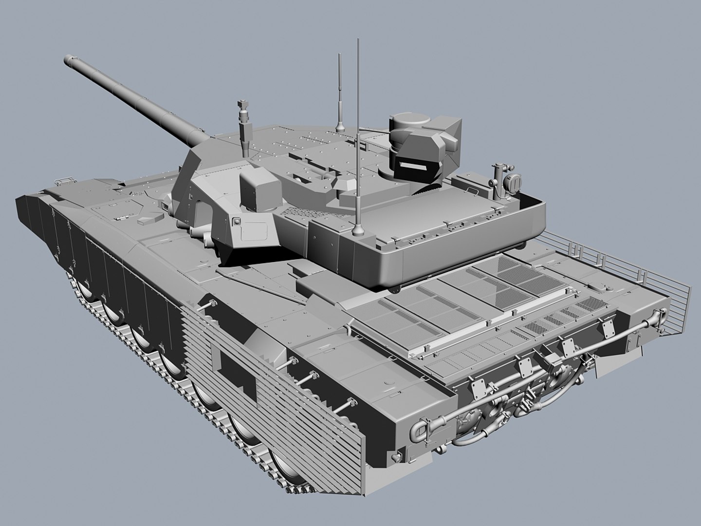 3d t-14 russian tank armata