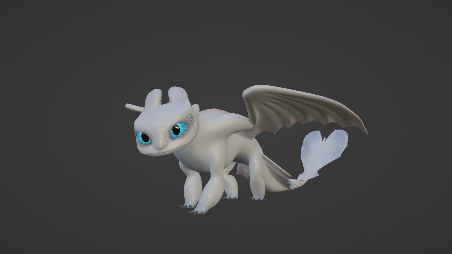 Free 3D The Light Fury - TurboSquid 2204443