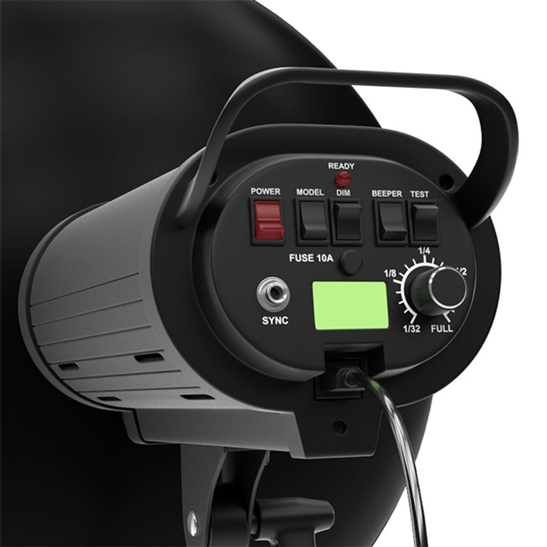 3d professional studio strobe beauty