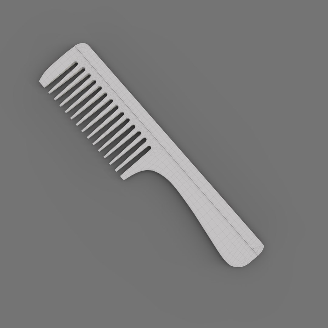Comb Simple Wooden 3D - TurboSquid 1979510