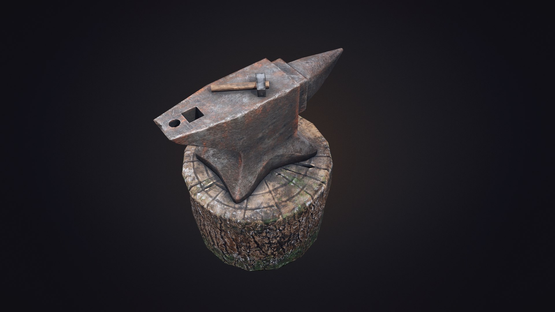 3D Old Anvil - TurboSquid 1598553