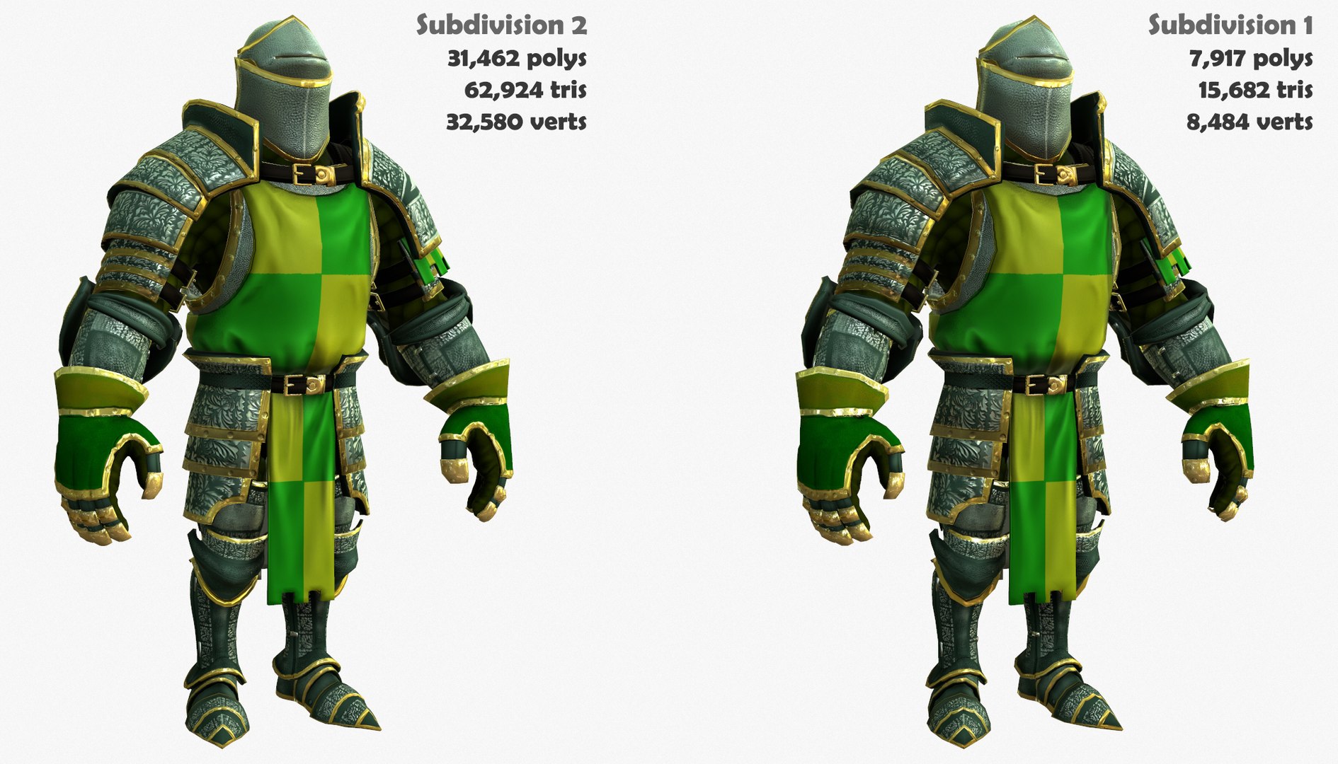 knight series 3d c4d