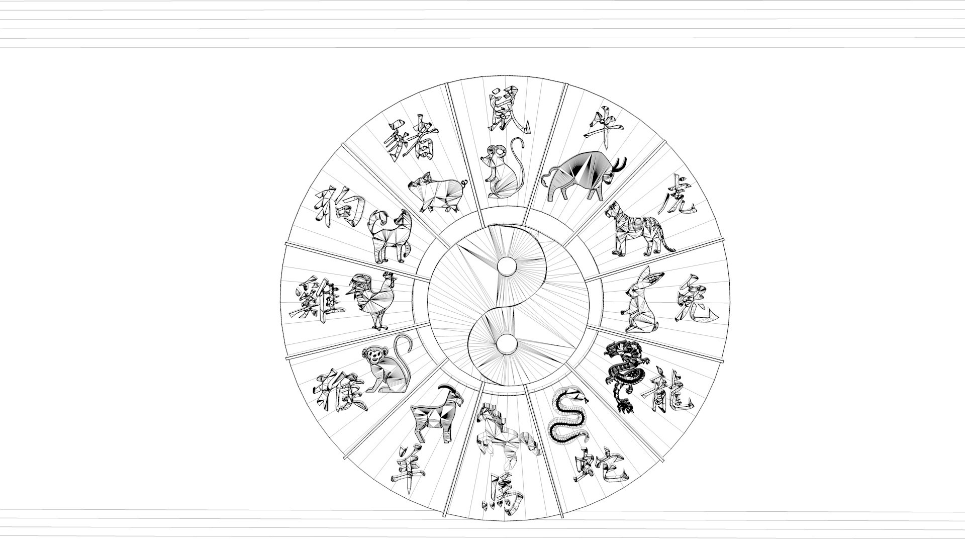 Chinese Zodiac model - TurboSquid 2012179