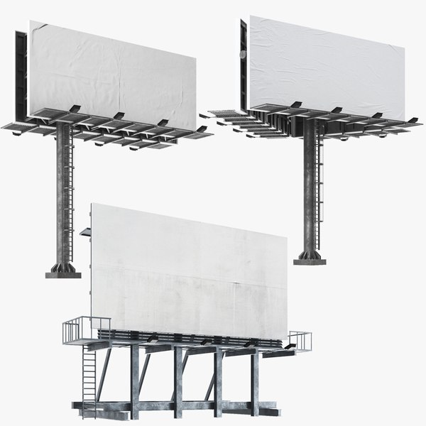 3D Billboard Models | TurboSquid