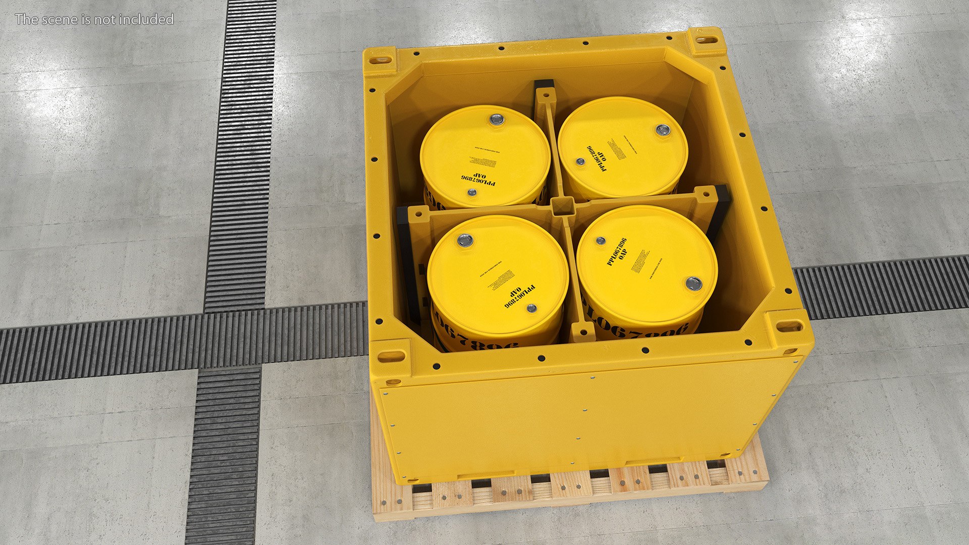 3D Nuclear Waste Storage Container - TurboSquid 2175641